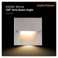 China LED Square Aluminum Recessed Wall Light OSRAM SMD 2835 With Motion Sensor Control for sale