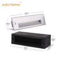 China 3W LED Recessed Wall Light SMD5630 ADC12 Die-casting Aluminum 120° Beam Angle For Stair Corner for sale