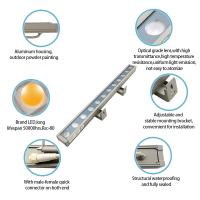 China 18W LED Wall Washer Lights Aluminum Color IP67 24V Input Voltage 50000H Lifespan For Building Lighting for sale