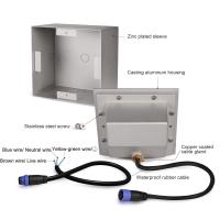 China LED Wall Corner Light AC100~240V Recessed IP65 120*120mm For Corridor for sale