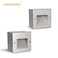 China IP65 DC12V DC24V LED Recessed Wall Light Square Aluminum Osram SMD2835 Size 120*120MM for sale