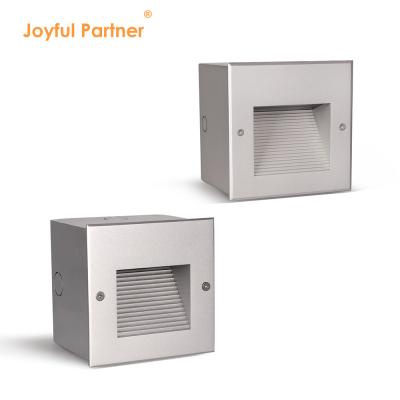 China IP65 DC12V DC24V LED Recessed Wall Light Square Aluminum Osram SMD2835 Size 120*120MM for sale
