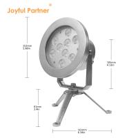 China RGBW Water LED Spot Lights DMX Control Stainless Steel 304 For European Coastal Pools for sale