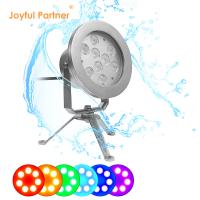 China RGBW Water LED Spot Lights DMX Control Stainless Steel 304 For European Coastal Pools for sale