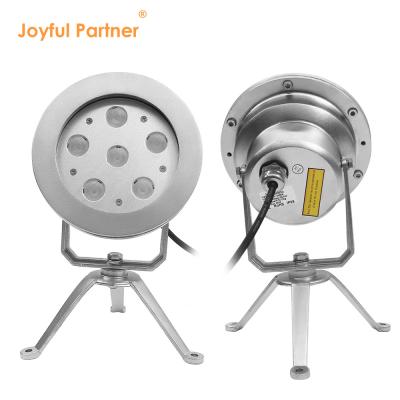 China LED Fountain Lamp 6*2W RGB DMX Stainless Steel316 Body DC12V/24V IP68 For Swimming Pools for sale