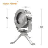 China LED Underwater Light High Quality DC24V 304 Stainless Steel DMX512 RGBW IP68 12W for sale