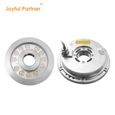China High Power LED Fountain Light IP68 Stainless Steel RGBW 24V Full Color Change With Center Hole for sale