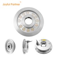 China High Power LED Fountain Light IP68 Stainless Steel RGBW 24V Full Color Change With Center Hole for sale