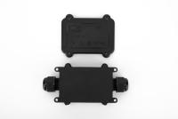 China Waterproof Cable Connection Box H Type 3 Way Plastic Black Color Quick Terminal for sale