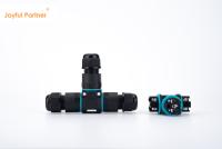 China Quick Install IP68 Waterproof Plastic 2/3 Pins Female Circular Connector Electrical Converter for sale