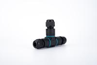 China Quick Install IP68 Waterproof Plastic 2/3 Pins Female Circular Connector Electrical Converter for sale