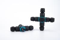 China Waterproof Outdoor IP68 Quick Connector 4 Ways Electrical Cable Connector Easy to Install for sale