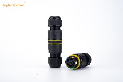 China Wire Cable Connector 32A 250VAC IP68 Waterproof 2 Way Connector 6-12mm DIA for sale