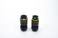 China Wire Cable Connector 32A 250VAC IP68 Waterproof 2 Way Connector 6-12mm DIA for sale