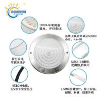 China Waterproof Swimming Pool Light 6W 10W 18W 25W Stainless Steel Material Used in Underwater for sale