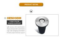 China LED Inground Buried Lamp IP67 1W 3W DIA67MM DC24V Floor Recessed Water-Resistant For Outdoor Garden for sale