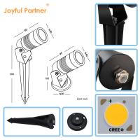 China LED Spike Light Garden Lamp IP65 Aluminum Body CREE COB Constant Current Output For Outdoor Use for sale