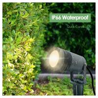 China Fecade Garden Lighting Light 10W 2700k 3000K Flexible Angle Adjustment With Base Or Spike for sale