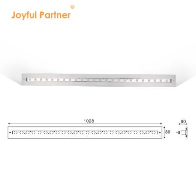 China Fountain Linear Pool RGB 3in1 316 Stainless Steel 24*2W IP68 Colorful Waterproof DC24V for sale