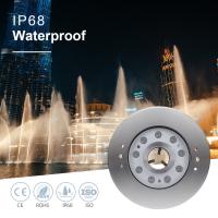 China Underwater Fountain Lamp IP68 9W RGB Stainless Steel 316 For Musical Fountain for sale
