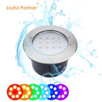 China Swimming Pool Water Light IP68 Waterproof Stainless Steel 316 Recessed 12W With DMX Control for sale