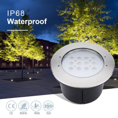 China Swimming Pool Water Light IP68 Waterproof Stainless Steel 316 Recessed 12W With DMX Control for sale