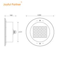 China Submersible Pool Lights Factory Direct IP68 316 Stainless Steel Recessed 20W/40W for sale