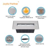 China IP68 Swimming Pool Light 3W 6W RGB Single Color Underwater Linear Wall Washer Light With Plastic Mounting Sleeve for sale