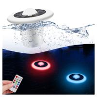 China RGB Solar Floating Pool Lights Remote Control Temperature Display For Swimming Pool Party for sale