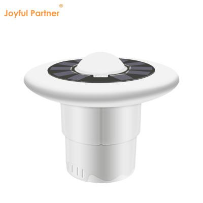China IP68 Waterproof RGB Floating Lamp Outer Diameter 185MM White Housing Color For Yard Pool for sale