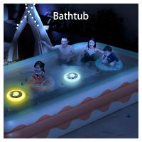 China RGB Solar Floating Pool Lights Remote Control Temperature Display For Swimming Pool Party for sale