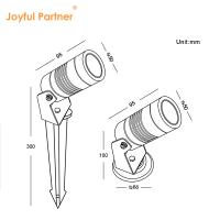 China Led Spike Garden Light Outdoor DC12V 24V IP65 Aluminium Material 3000K CE RoHS 6W CREE LED for sale