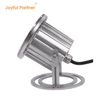 China LED Under Water Lights IP68 Stainless Steel 316 3x2W For Pond With Mounting Base for sale