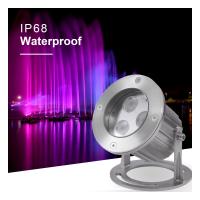 China LED Underwater Spot Lights 3x2W RGBW 4in1 Stainless Steel 316SS IP68 Beam Angle 60 Degree 12 Volt for sale