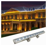 China DC24V Voltage RGB Light Bar Tempered Glass W42*H27*500MM For Exterior Lighting Projects for sale