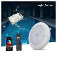 China Underwater Swimming Pools Lighting Surface Mounted Resin Filled IP68 AC12V ABS+PC RGBW SMD2835 for sale