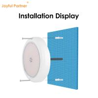 China Underwater Swimming Pools Lighting Surface Mounted Resin Filled IP68 AC12V ABS+PC RGBW SMD2835 for sale