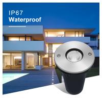 China Buried Underground Lighting DC12V-24V Waterproof IP67 Stainless Steel 316 Material DIA67MM for sale