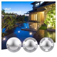 China Stainless Steel Underground Light Strong Load bearing Capacity AC100-240V IP67 Waterproof for sale
