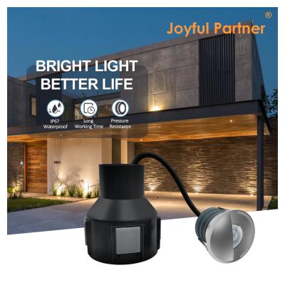 China LED Underground Lights 1W 2W DC12/24V IP67 Aluminum Housing Stainless Steel Face Cover Resin Filled for sale