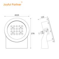 China LED Underwater Spot Lights 40W Stainless Steel 316 IP68 Warm White Single Color For Home Garden for sale