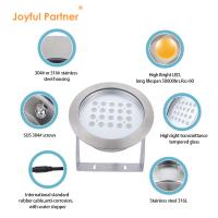China LED Underwater Spot Lights 40W Stainless Steel 316 IP68 Warm White Single Color For Home Garden for sale