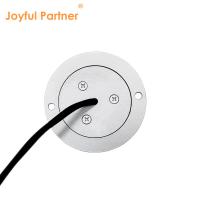 China Side Emitting Recessed Inground Light Round Low Voltage DC 24V 3000K IP67 Cold White Aluminum Housing for sale