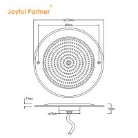 China LED Pool Light Ultra Slim Resin Filled DIA230MM AC/DC12V PC Transparent Cover Suport Customization for sale