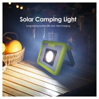 China Portable Led Solar Camping Light 4W IP65 Waterproof SMD LED Cold White Rechargeable With BT For Hiking Caming for sale