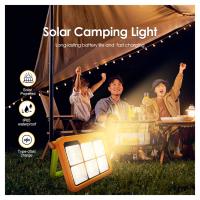 China Portable Led Work Solar Light 7200mAh Battery Rechargeable 5054 Epistar Led IP65 Waterproof With High Brightness for sale