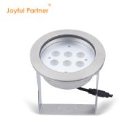 China Waterproof Underwater Lamp 12V 24V RGBW Color Change DMX512 Control Way DIA 140MM 30° Beam for sale