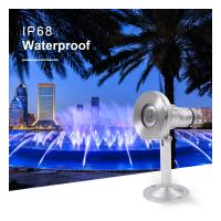China Waterproof Led Under Water  Spot Light DC24V 12V RGB3in1 With Mounting Bracket Anti Corrosion for sale