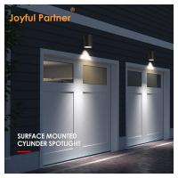 China Exterior Wall Light Fixture Casting Aluminum IP65 Wall Mount Cylinder Disign With Tempered Glass for sale