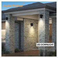 China Exterior Wall Light Fixture Casting Aluminum IP65 Wall Mount Cylinder Disign With Tempered Glass for sale